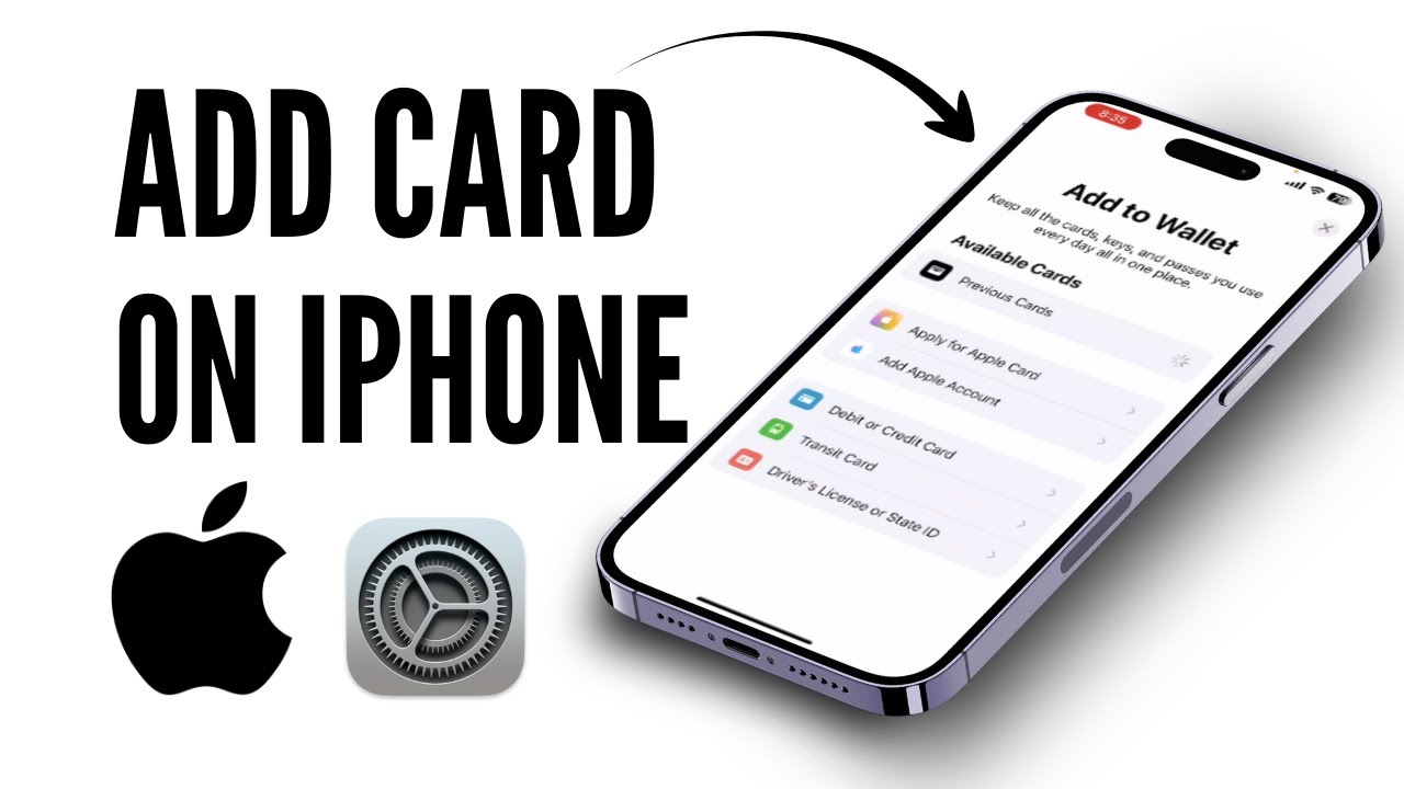 How to Add Card on Any iPhone - YouTube