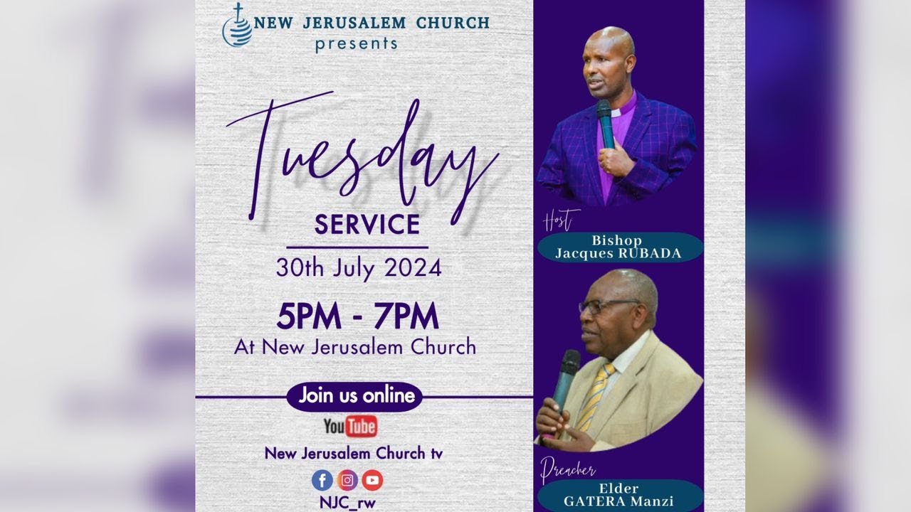 TUESDAY Service With Prophet RUBANDA Jacques & Elder GATERA Manzi ...
