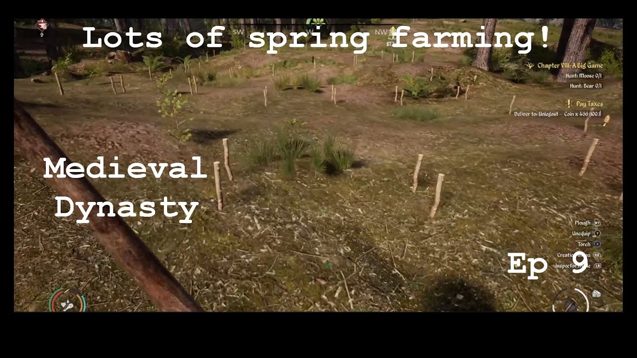 Lots of spring farming! - Medieval Dynasty - Ep 9 - YouTube