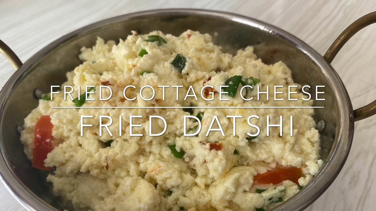 Fried Cheese/ Fried Datshi - YouTube