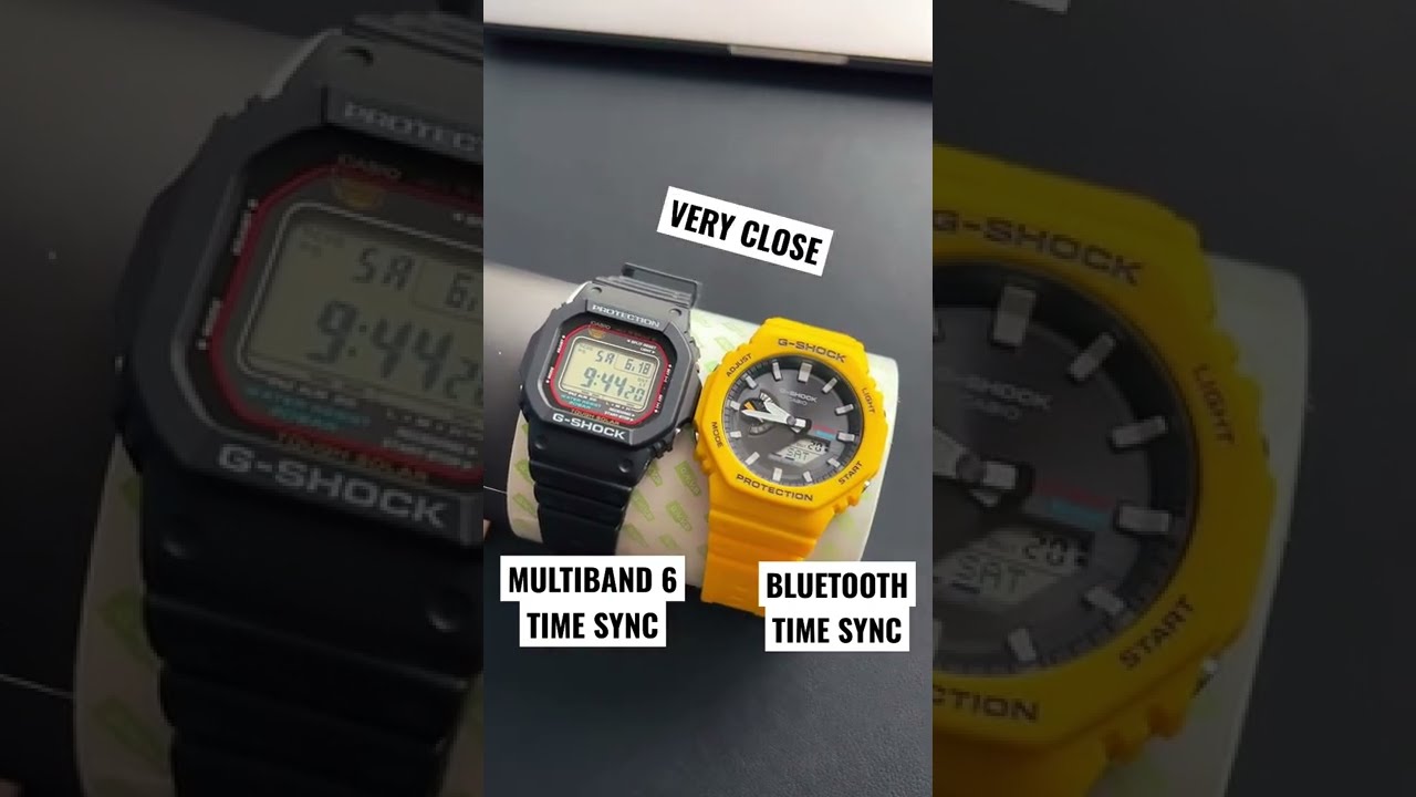 MULTIBAND 6 vs Bluetooth Time Sync - Casio GW-M5610U & GA-B2100 #watch ...