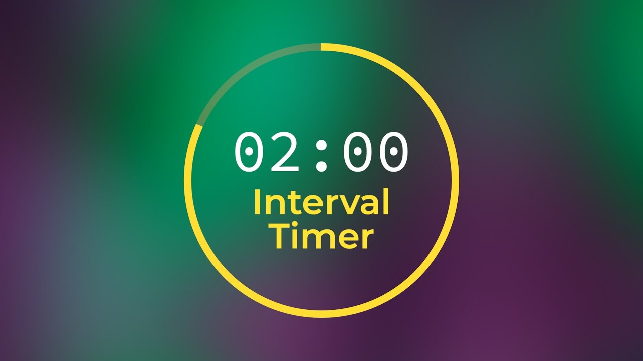 2 Minute Interval Timer 🔔 10 hours (no music) - YouTube