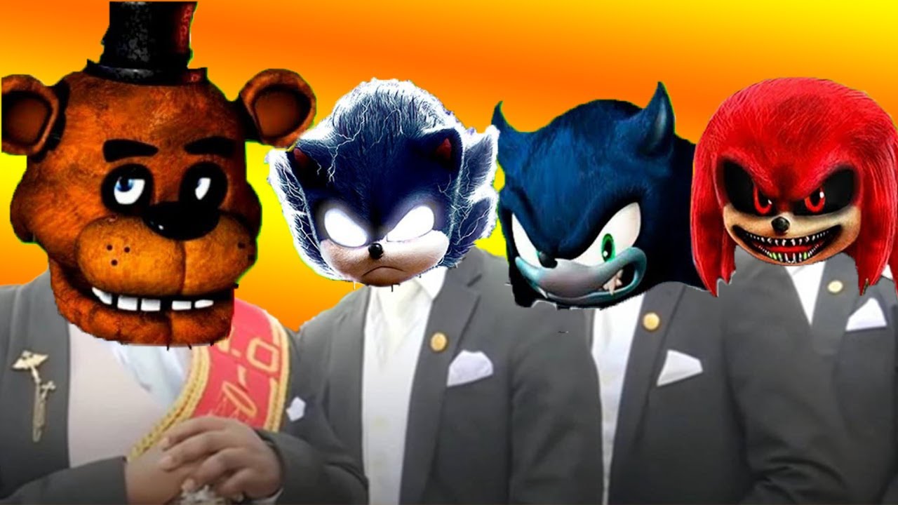 FNAF & KNUCKLES.EXE & SONIK.EXE - Coffin Dance Song Megamix (Cover ...