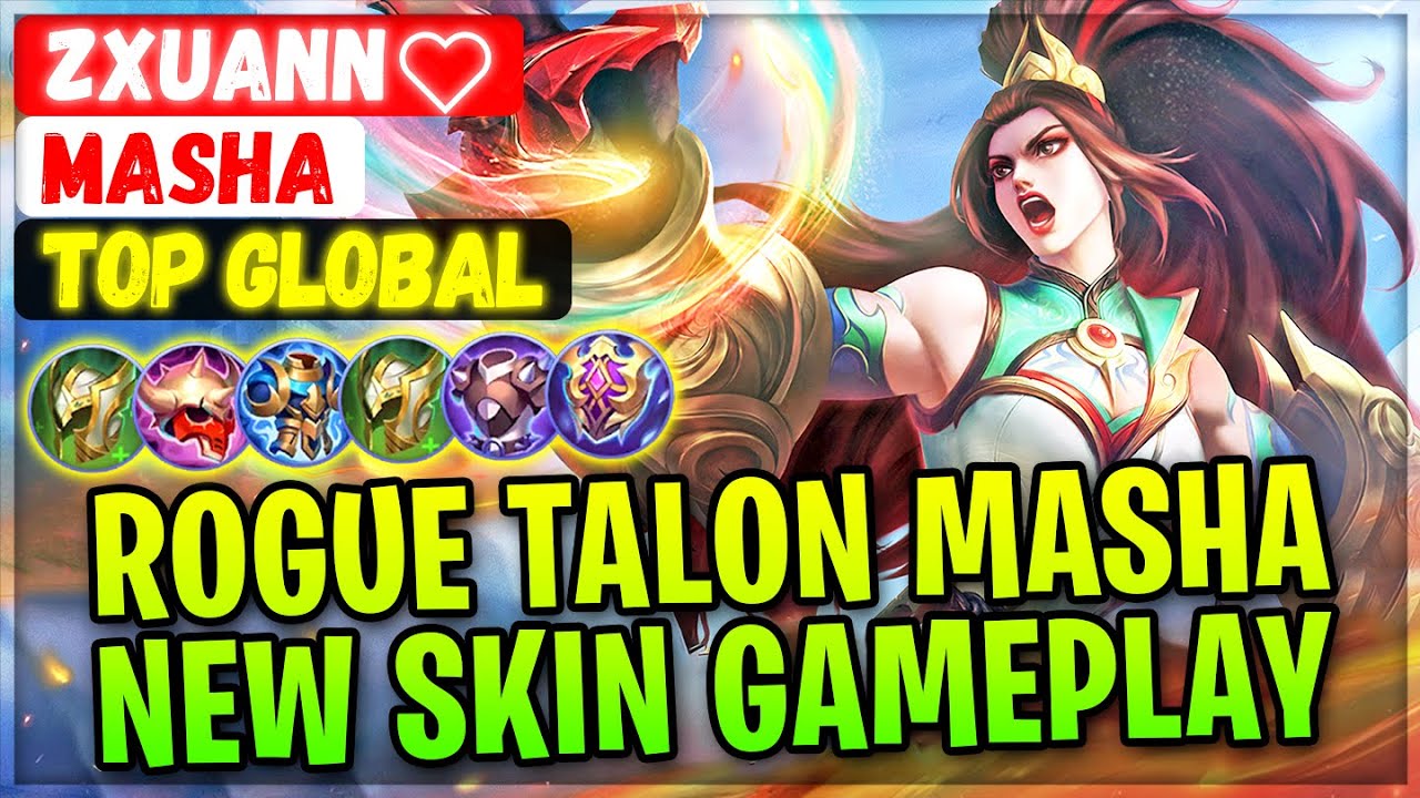 Rogue Talon Masha, New Special Skin Gameplay [ Top Global Masha ...