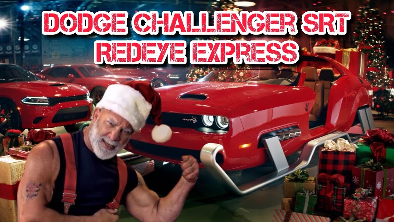 Santa’s Dodge Challenger “Redeye Express” - YouTube