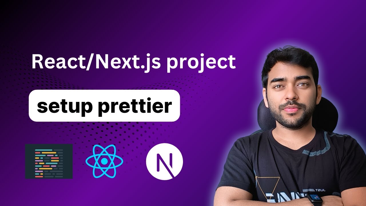 Setup prettier in React/Next.js project - YouTube