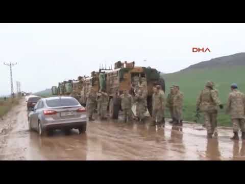 AFRİN TÜRK ASKERİNİN UGURLANMASI. AFRİNİ yıkmaya gidiyor.