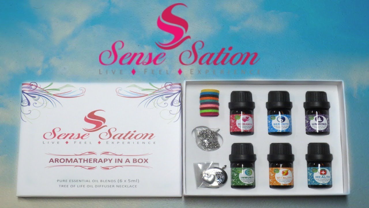 Sense Sation Aromatherapy in a box Gift Set! - YouTube