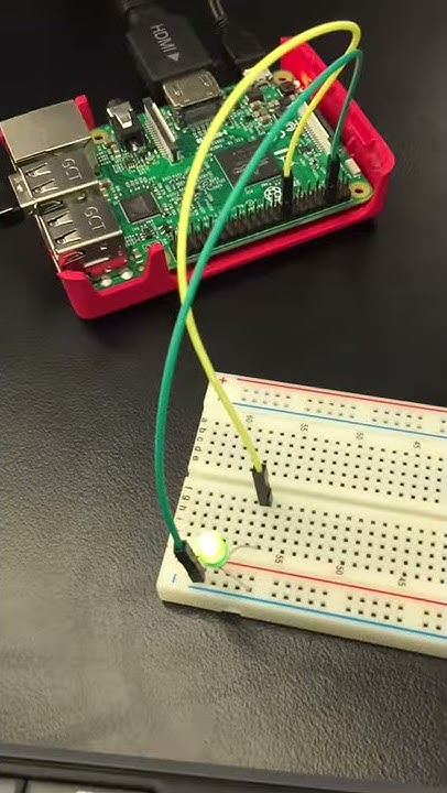 6.2 Blinking LED using python script (Raspberry Pi) - YouTube