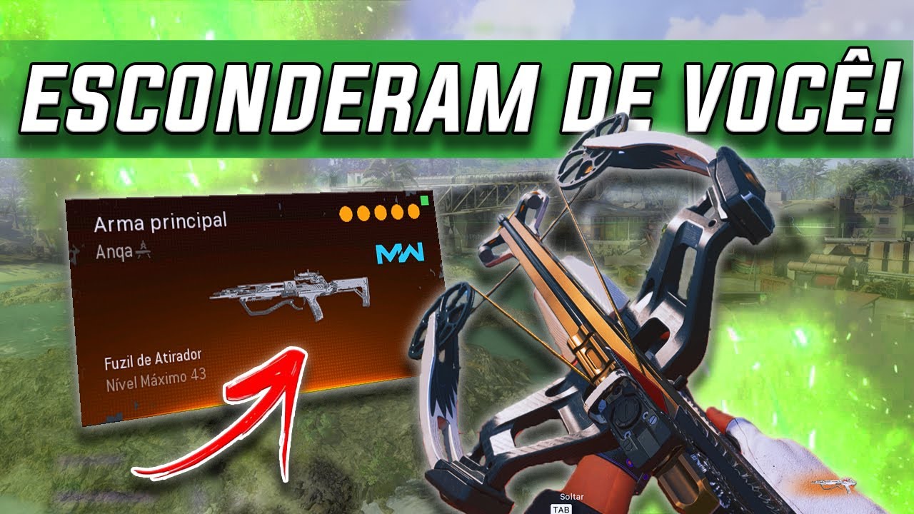 A ARMA QUE TE DEIXA IMORTAL NO WARZONE! | WARZONE CROSSBOW! - YouTube