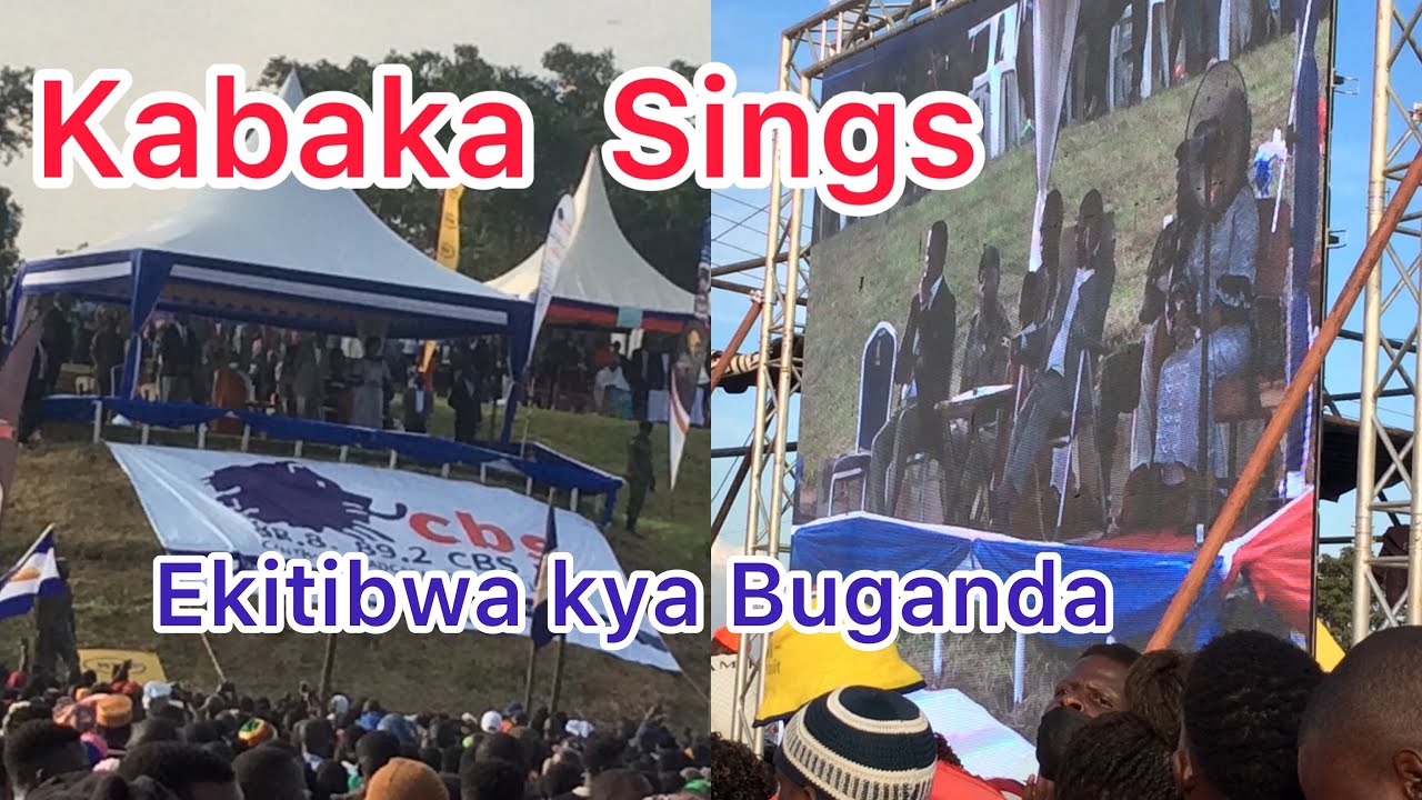 Kabaka Ronald Mutebi Singing the Buganda Anthem, Ekitibwa Kya Buganda - YouTube