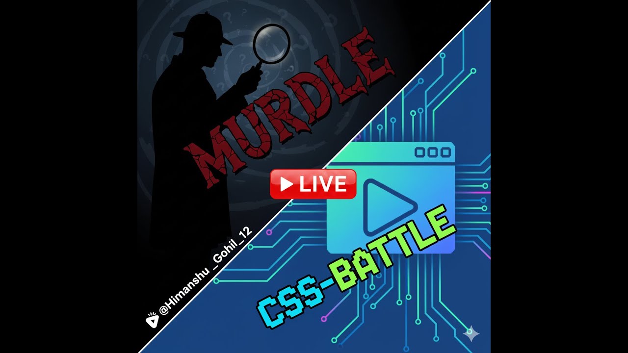 Cozy Code & Mystery: Solving Murdle & Chilling with CSS-Battle - YouTube