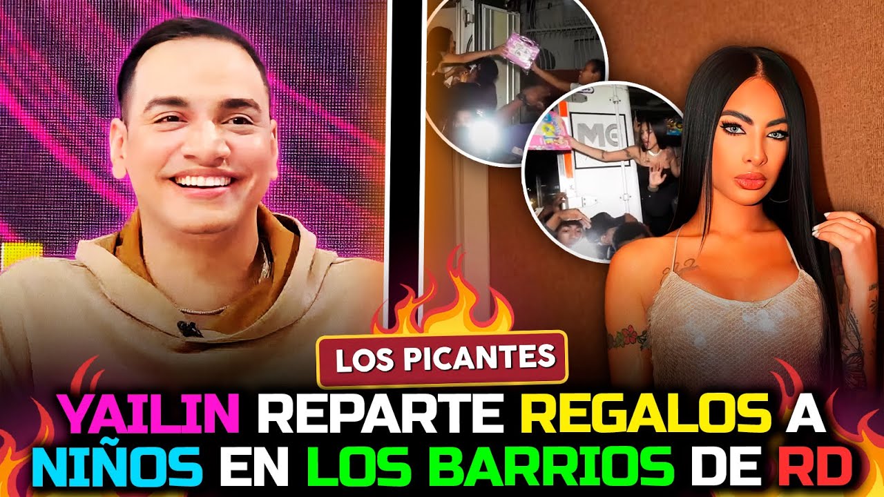 Yailin la más viral reparte regalos a niños en diversos barrios ...