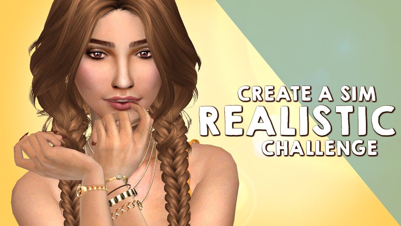 Realistic Sim Challenge Sims 4 Create A Sim Challenge 2 Youtube