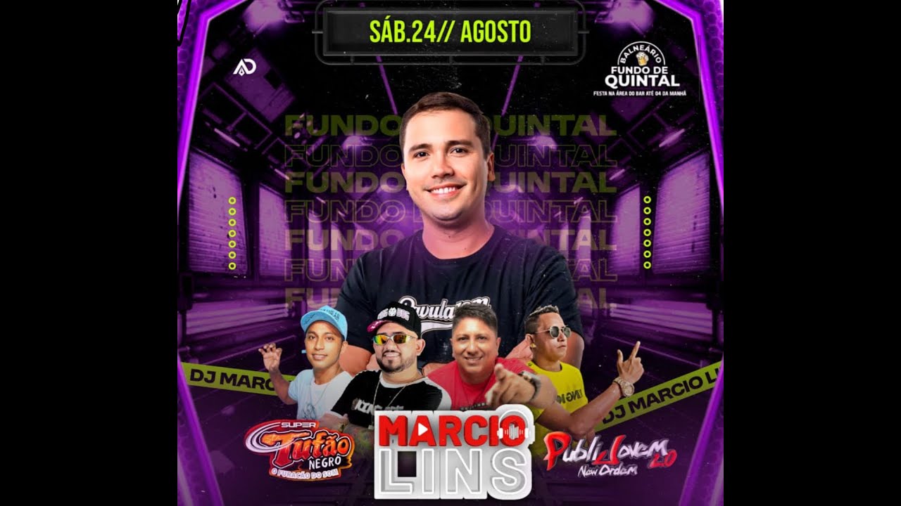 DJ MARCIO LINS - MUANÁ - 24 08 2024 - SET 1 - YouTube