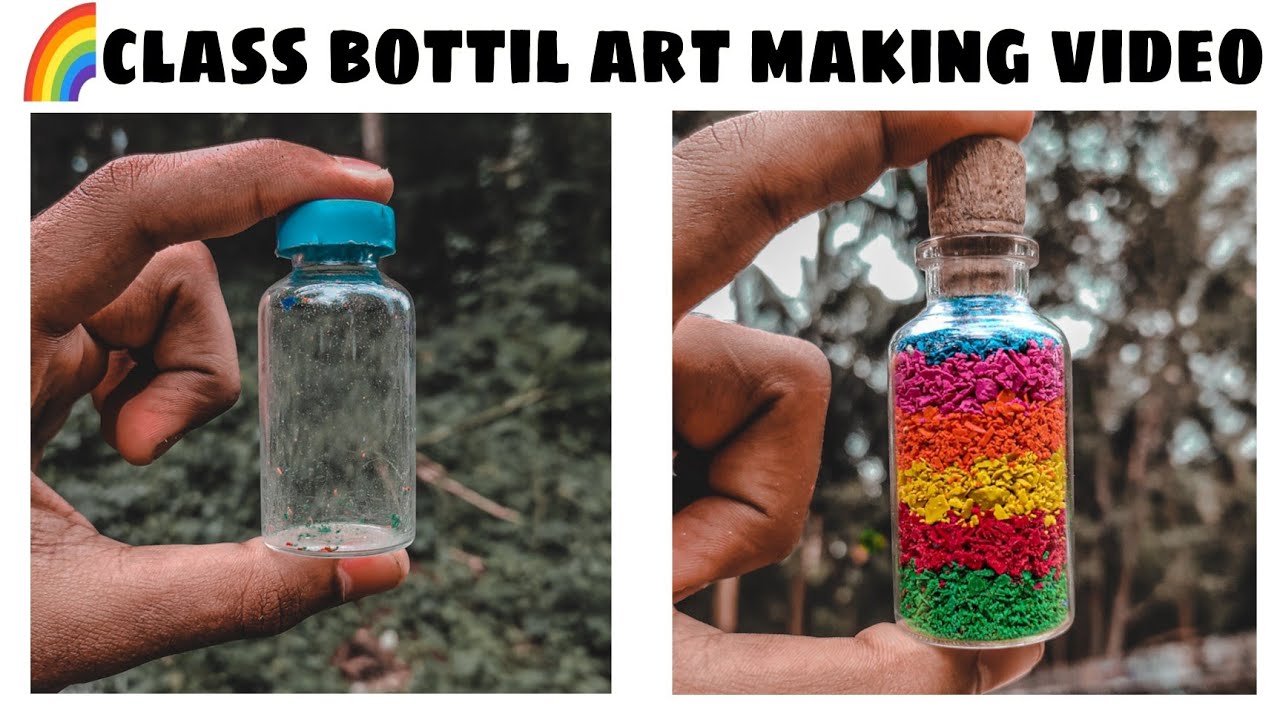 Mini botil art making - YouTube