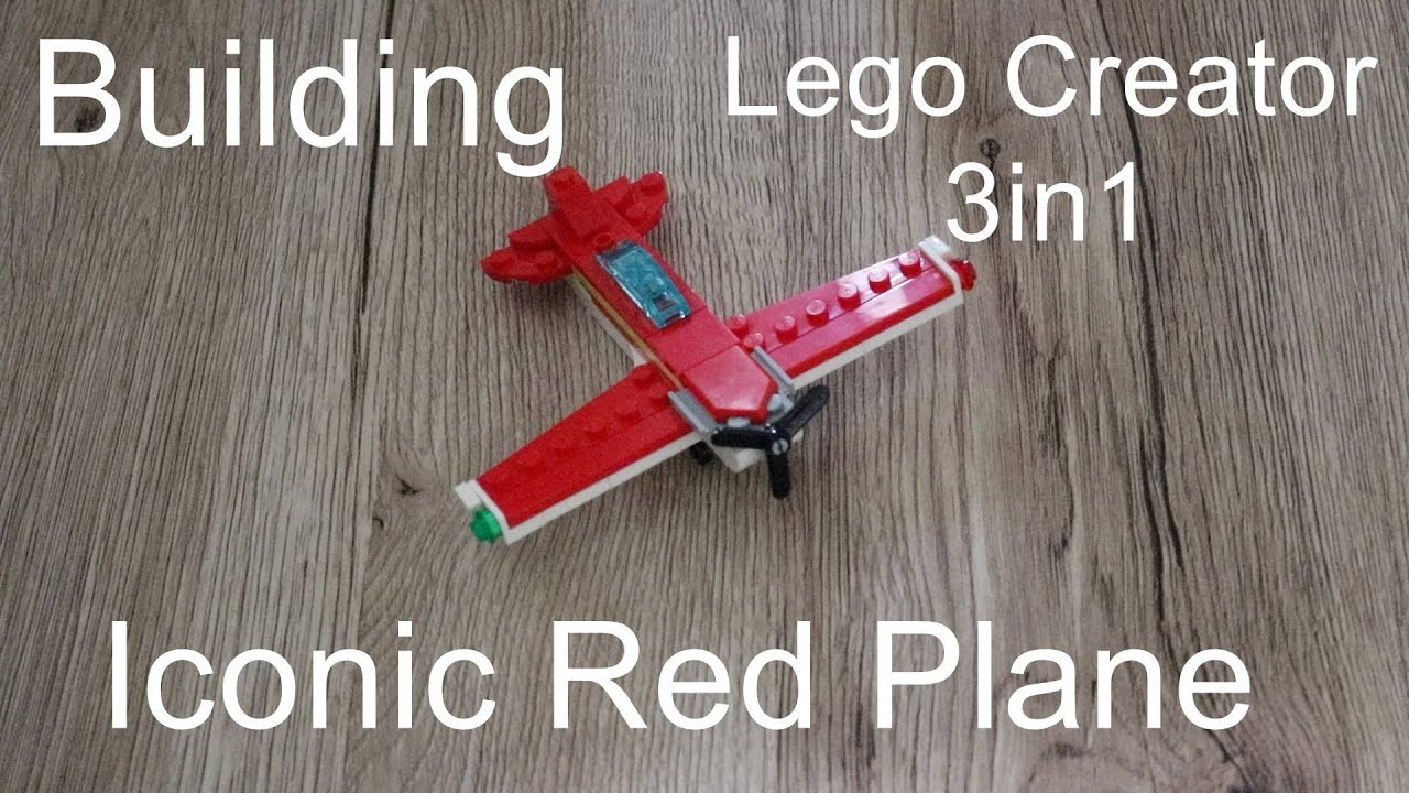 Lego Creator 3In1 Iconic Red Plane Speed Build - YouTube