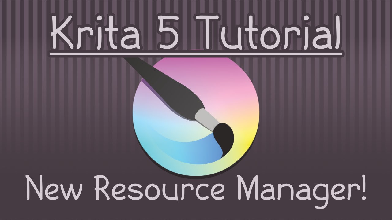 Krita 5: Using the New Resource Manager - YouTube