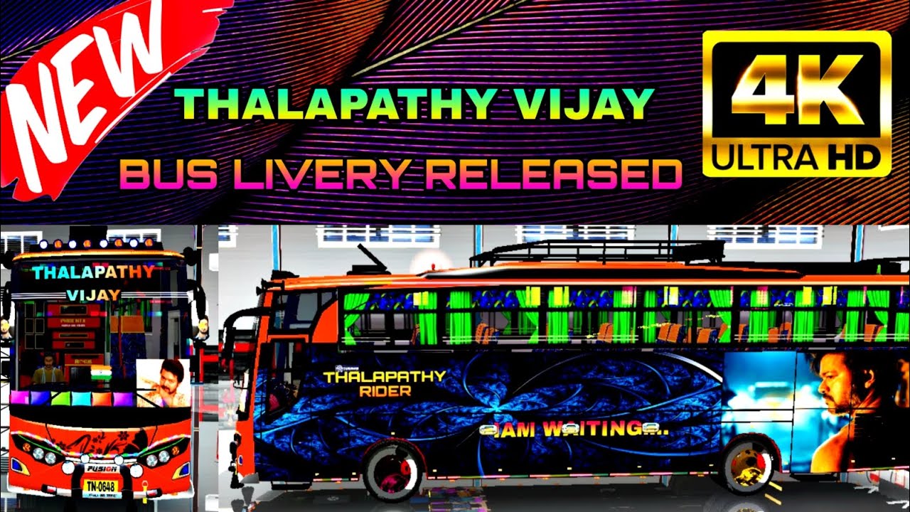 THALAPATHY VIJAY BUS LIVERY RELEASED *VARISU X LEO* FOR JETBUS-001 ...