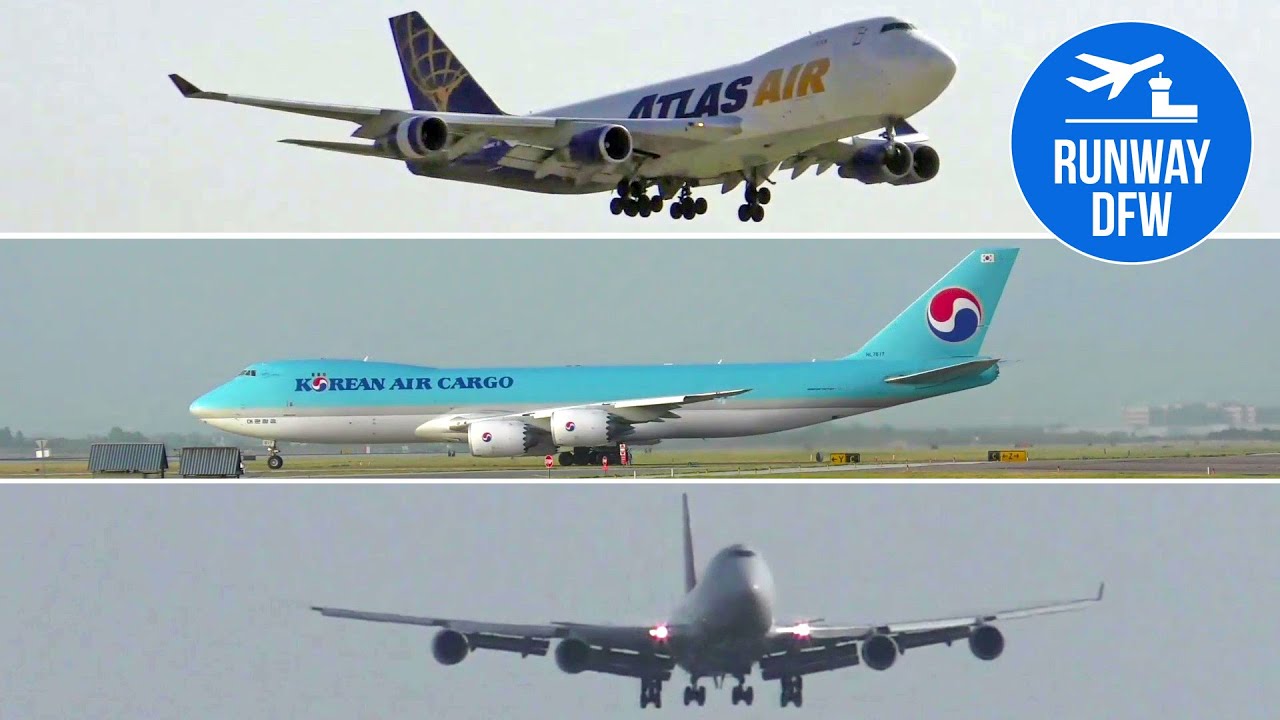 ️ ️ ️ 3 Queens highlight 7-17-2022 plane spotting at DFW Airport on ...