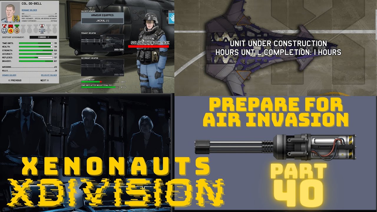 Xenonauts X-division mod p40 Prepare for air invasion, Duzy Dym ...