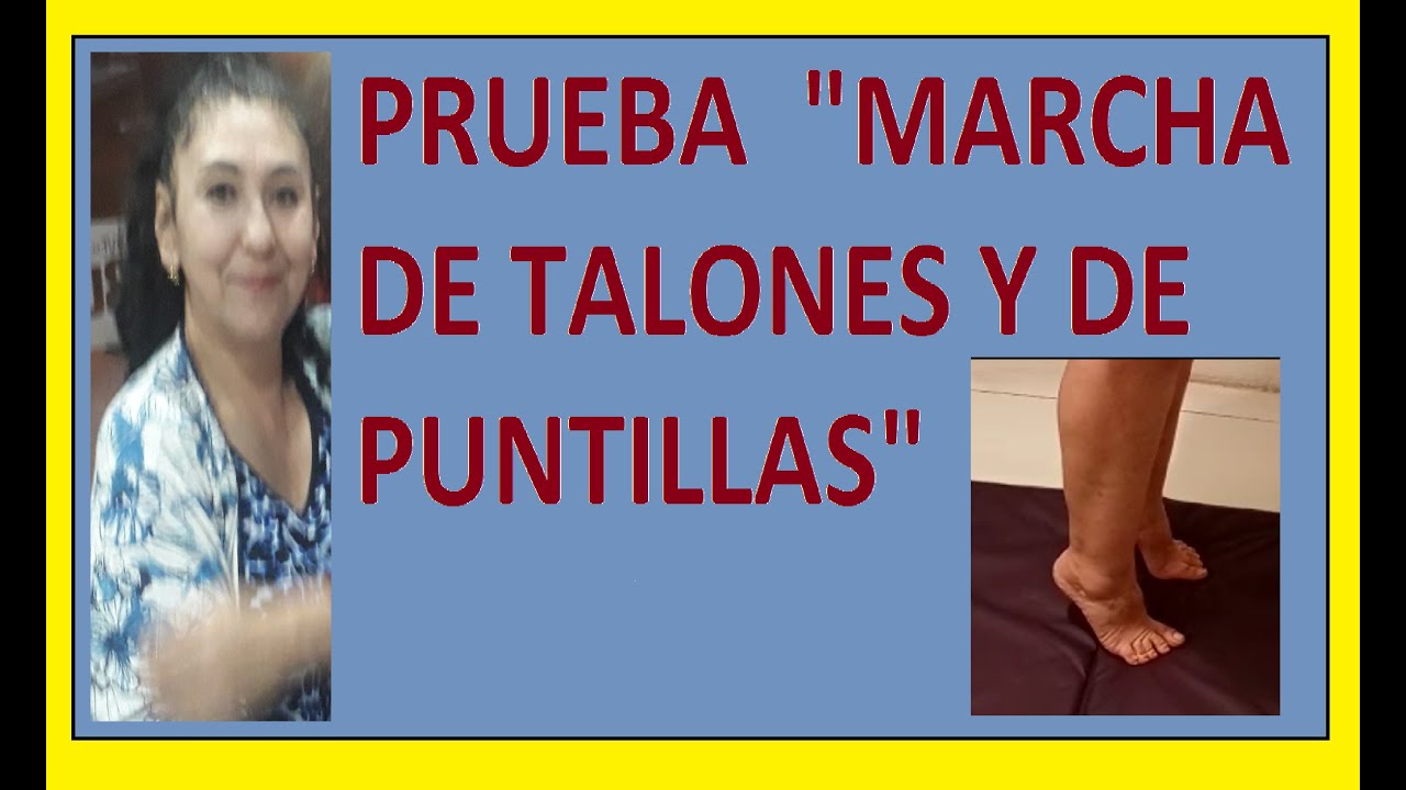 Prueba de "MARCHA DE TALONES Y DE PUNTILLAS" - YouTube