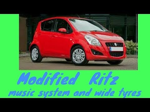 Maruti suzuki RITZ small review with some modification in car... - YouTube