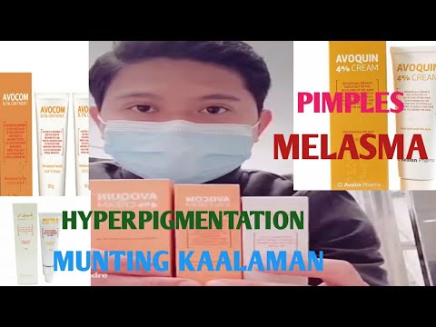 HYDROQUINONE AVOQUIN CREAM, AVOTIN, AVOCOM PARA SA PEKAS, MELASMA AT ...