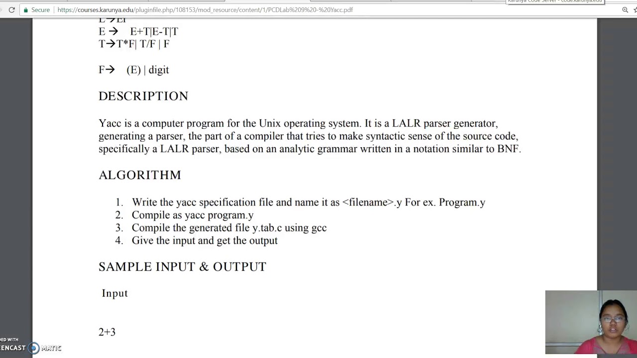 *yacc in compiler using python* % - YouTube