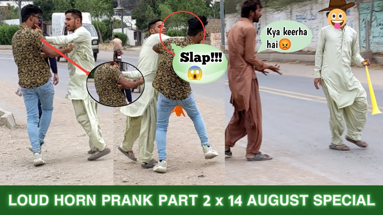 Loud Horn prank part 2 | loud horn 14 August Special | load Horn prank ...
