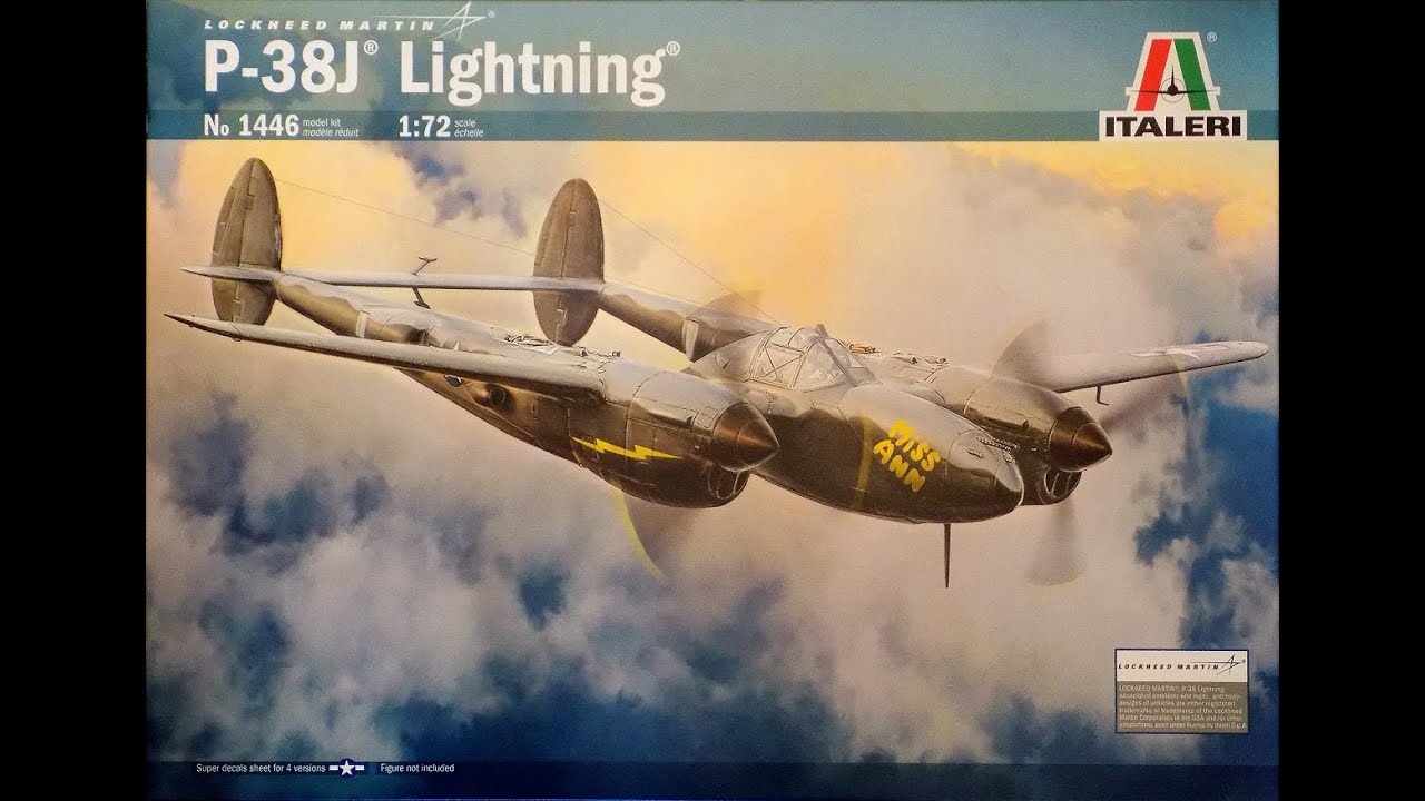 Lockheed P-38 J Lightning von ITALERI im Maßstab 1:72 - YouTube