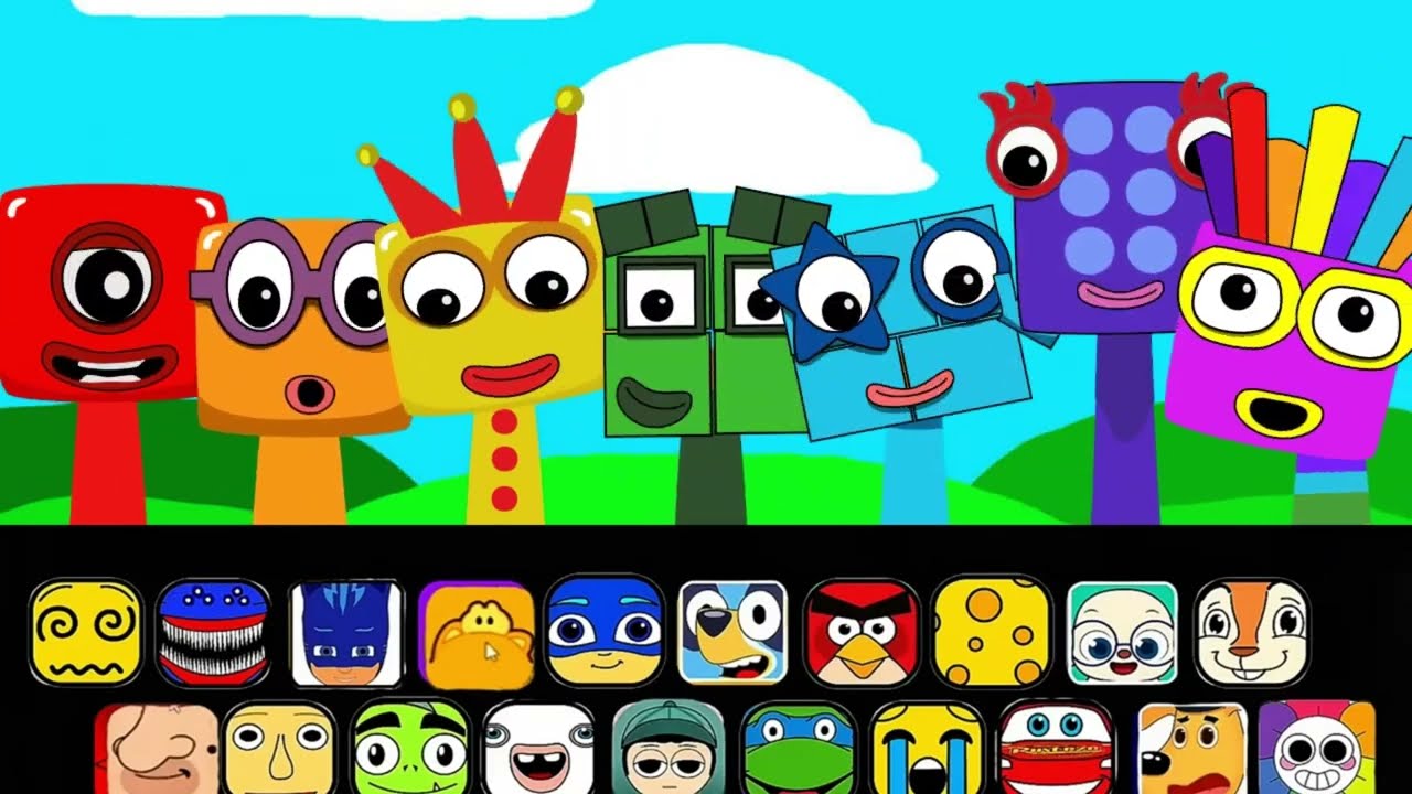 MY all SPRUNKI OC - One, Two, Three, Four, Five, Six, Seven, Eight ...