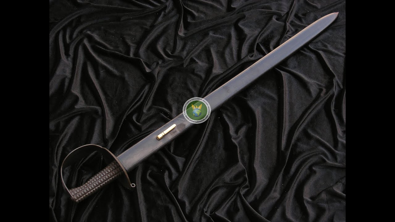 British Royal Naval Boarding Cutlass - YouTube
