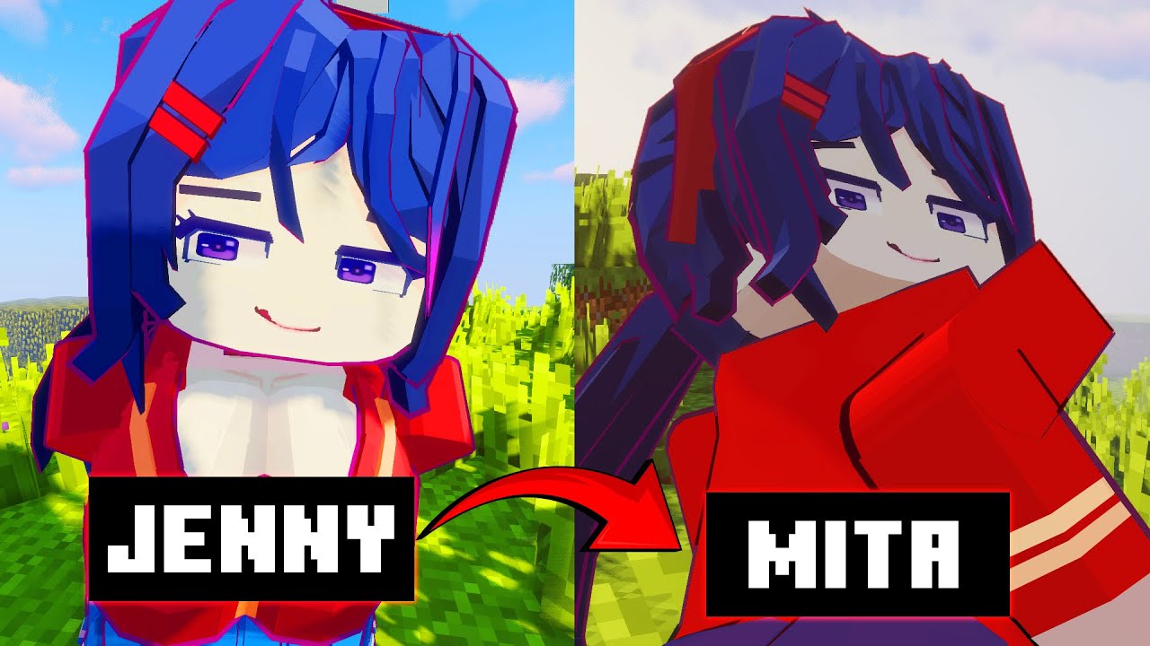 Mitas (MiSide) Joins Jenny Mod – New Waifu in Minecraft! 💕 - YouTube
