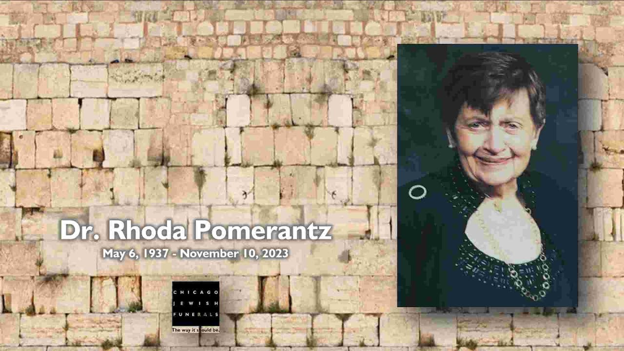 Dr. Rhoda Pomerantz - YouTube