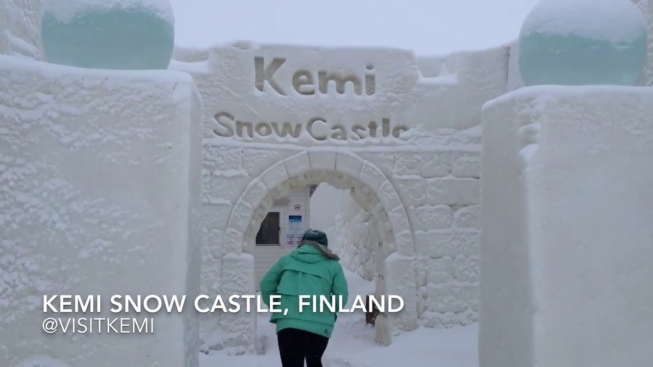 Tour of Kemi Snow Castle 2016 - YouTube