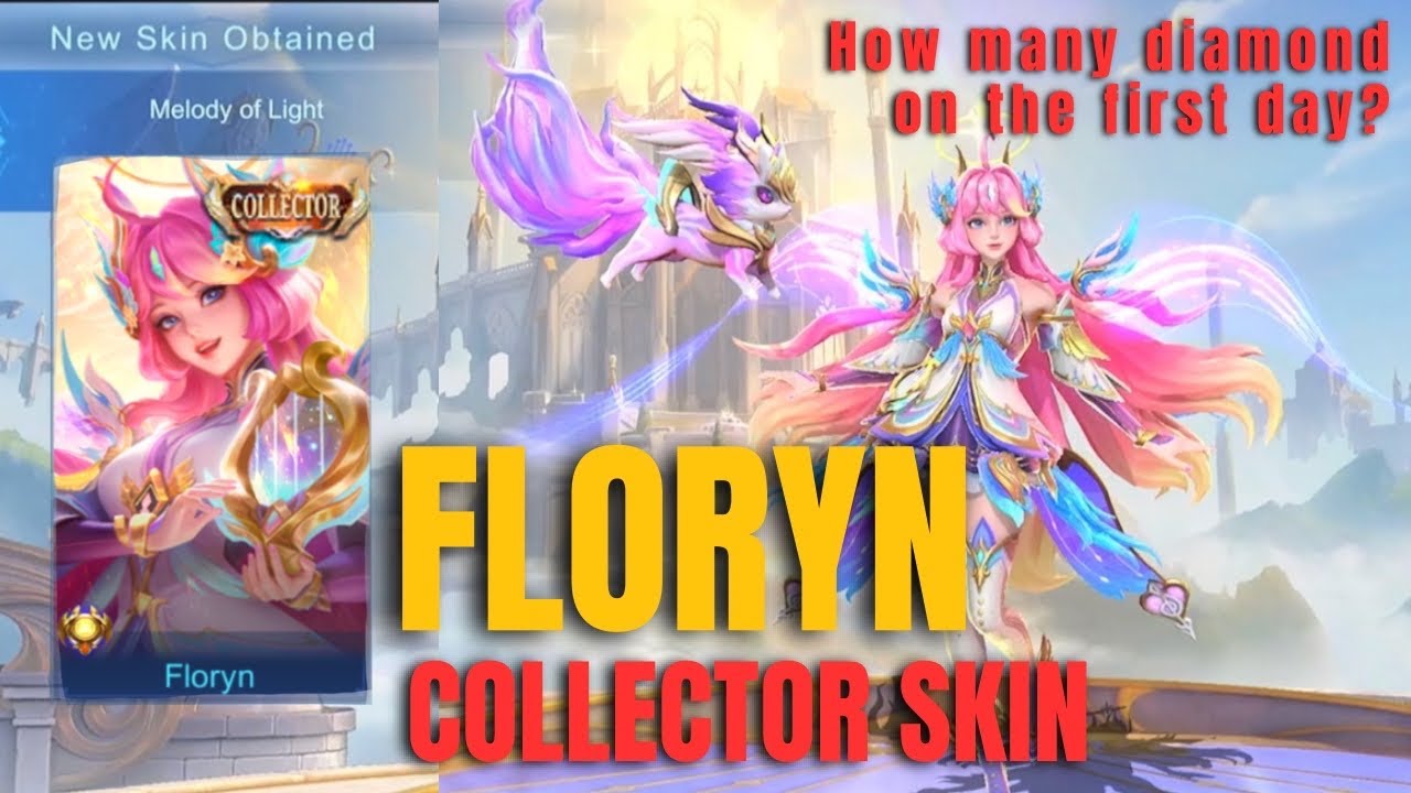 FLORYN COLLECTOR SKIN | MELODY OF LIGHT | How much diamond 💎 on the ...