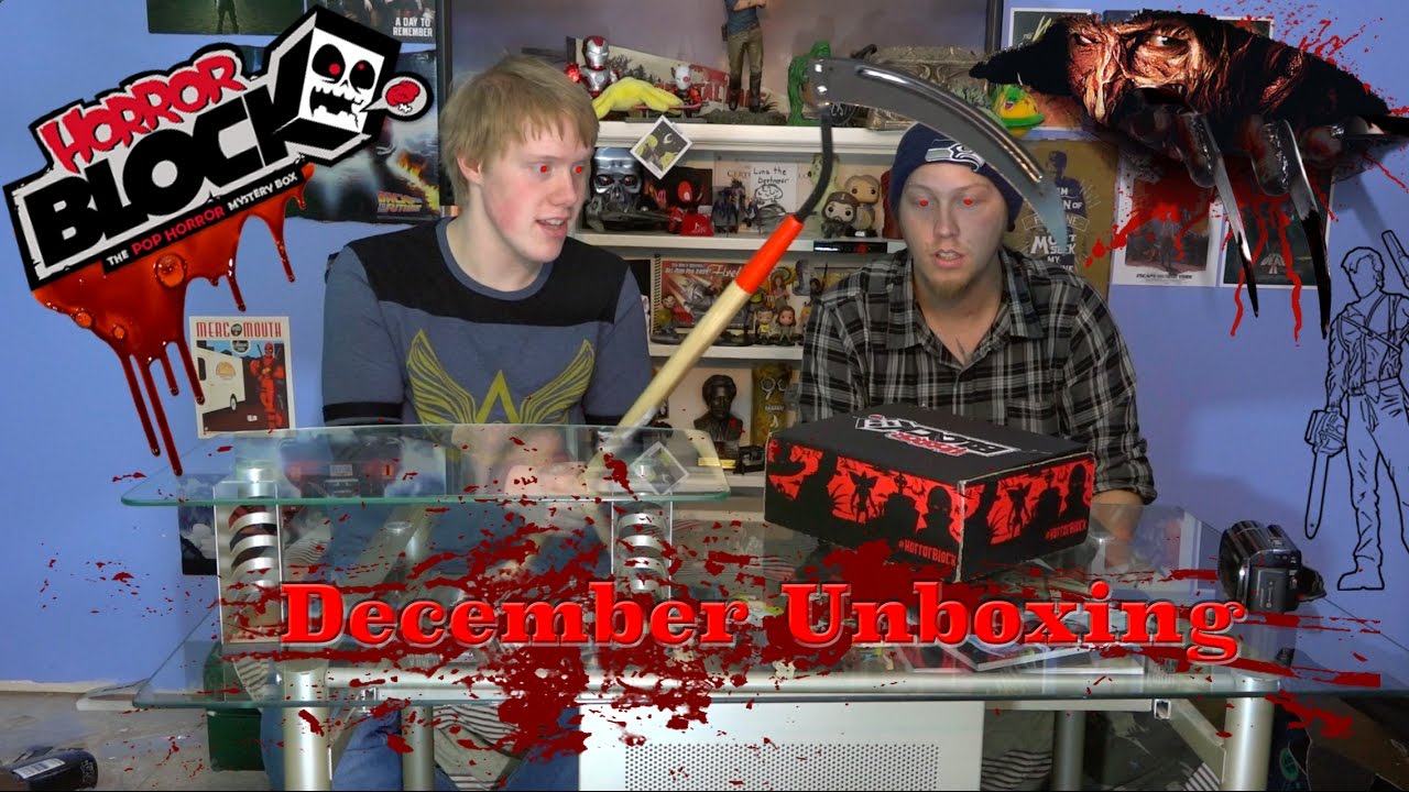 Unboxing December's Horror Block! - YouTube