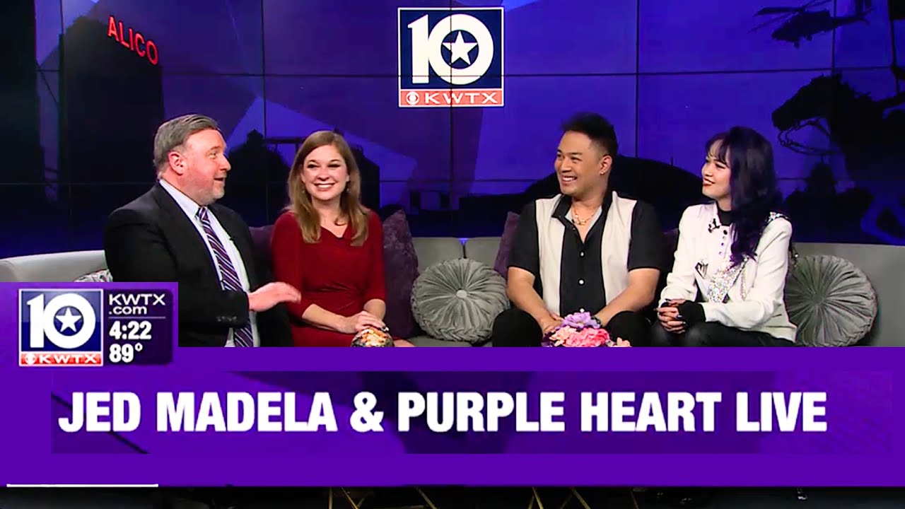Filipino singers Jed Madela & PurpleHeart Live on International News ...