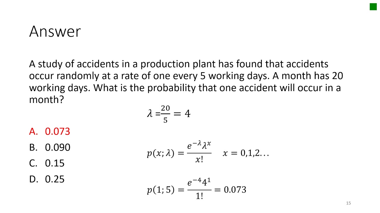 FE Review - Probability and Statistics Examples - YouTube