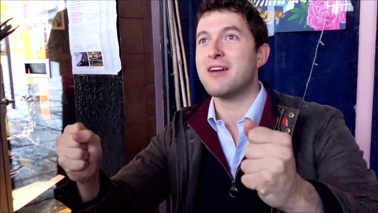 Conservative candidate Anthony Mangnall questioned by XR Hunger ...