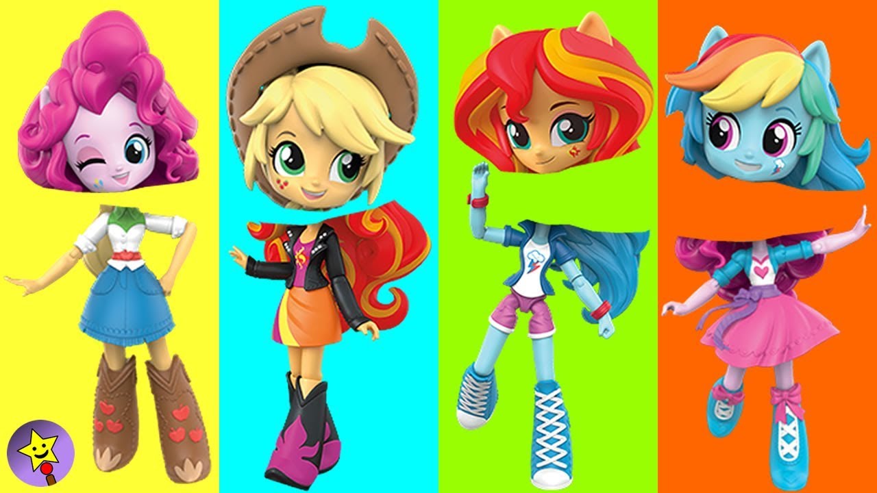 Wrong Heads MPLEG Sunset Shimmer Rainbow Dash Pinkie Pie Applejack ...