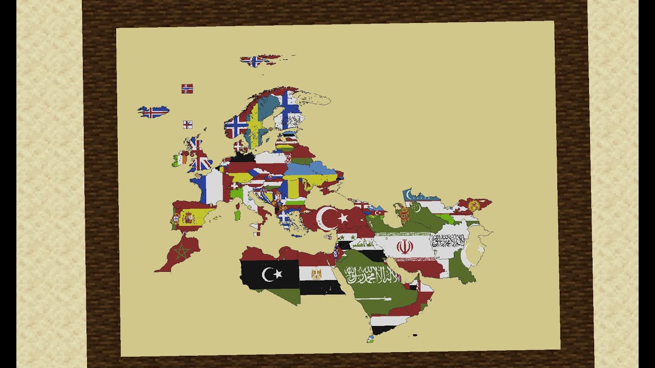 World Flag Map Showcase 1 - YouTube