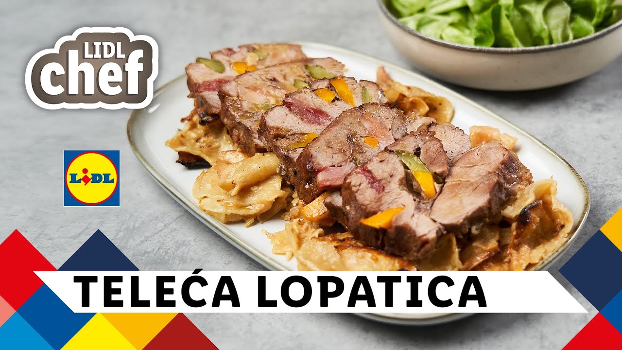 LIDL CHEF - Špikana teleća lopatica, mlinci i salata puterica | Lidl ...