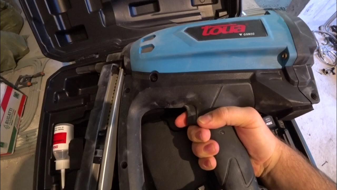 Обзор и отзыв о газовом монтажном пистолете Toua GSN 50 - YouTube