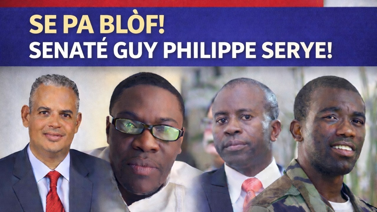 SE PA BLÒF! SENATÈ GUY PHILIPPE SERYE! - YouTube