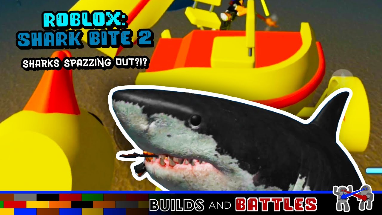 Sharks Spazzing Out in ROBLOX: Shark Bite 2?!? | Play with Me - Builds ...