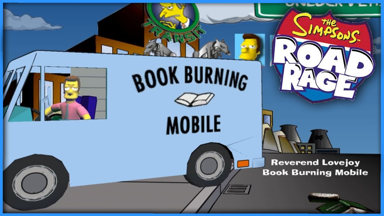 Simpsons: Road Rage (XBOX) | Reverend Lovejoy | 100% Playthrough (No ...