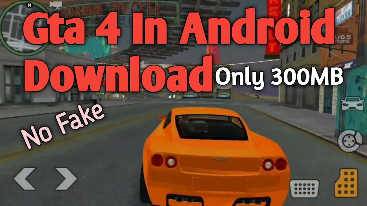 GTA 4 For Android 2019 Apk + Data 300 MB 100% Real Working With ...