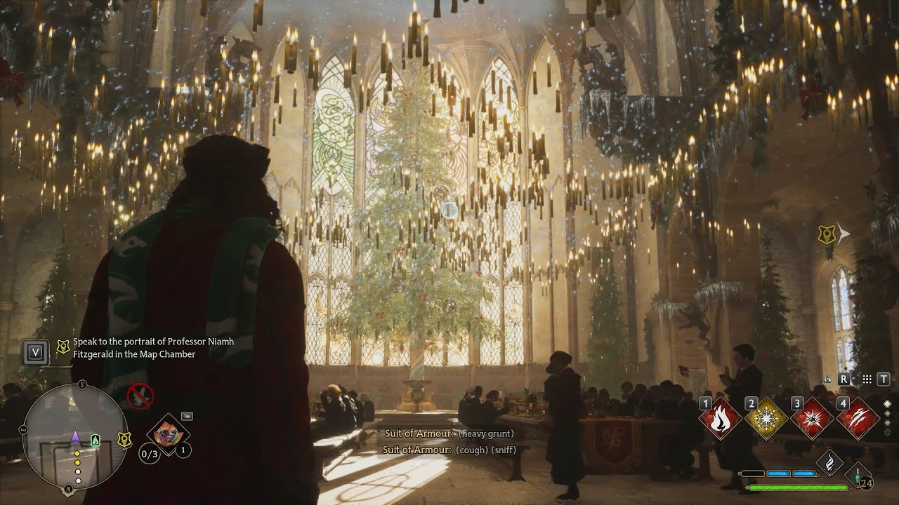 Hogwarts Legacy - Great Hall - Christmas at Hogwarts. - YouTube